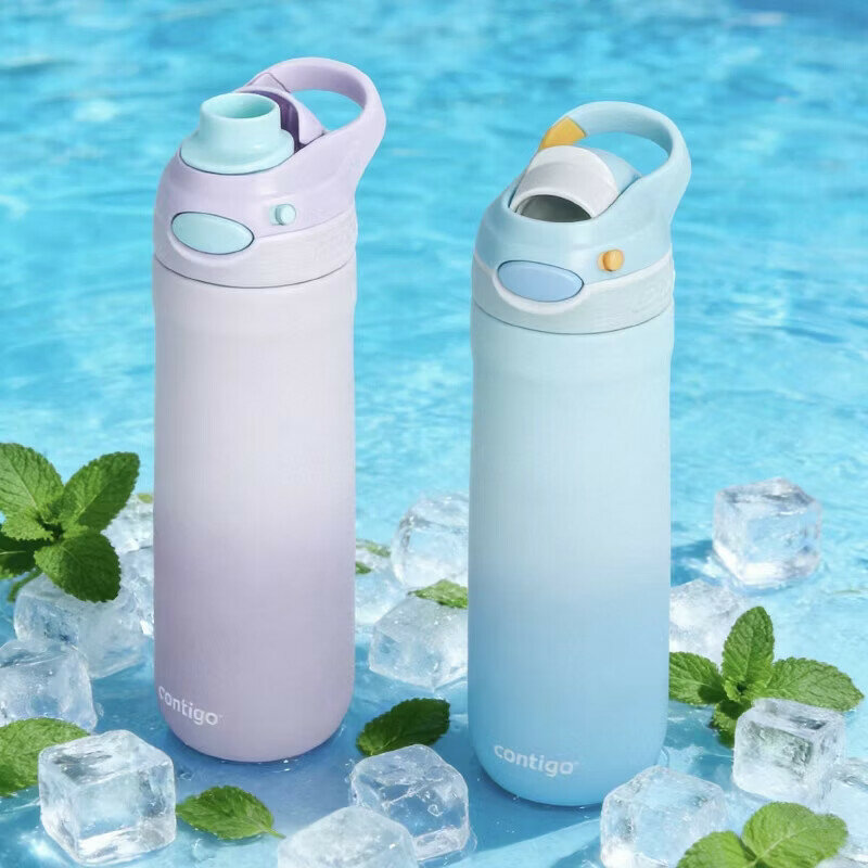 Contigo Longkou Easy-Drink Lock Спортивная бутылка для воды 750 мл Грейп Сода Стиль：Грейп Сода 750 мл