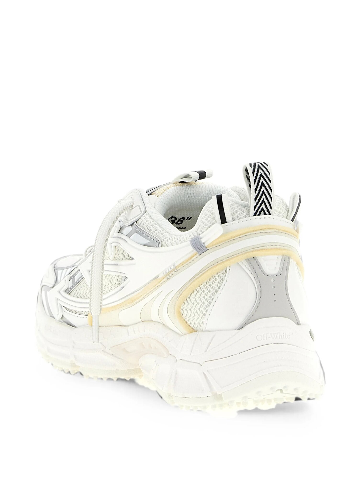 Кроссовки Off-White Be Right Back Arrow sneakers, размер 36, бежевый/белый — фото 1