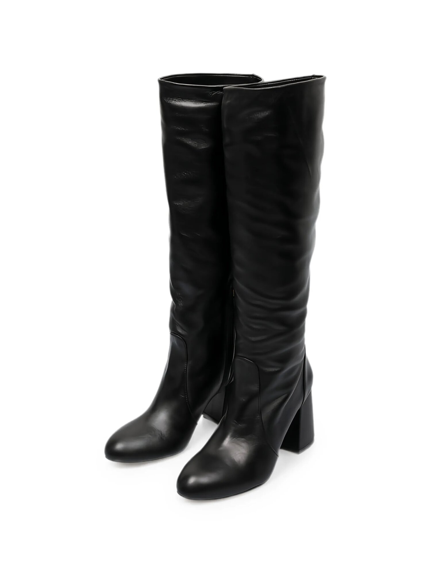 Ботинки Stuart Weitzman Glossed-leather knee boots, размер 40.5 — фото 1
