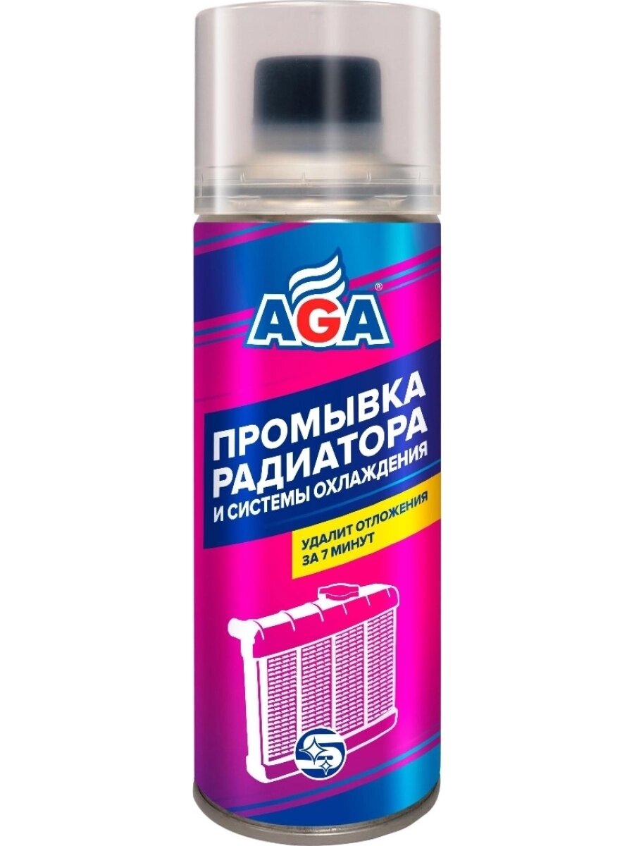 Промывка радиатора и системы охлаждения AGA R3 335мл AGA703R