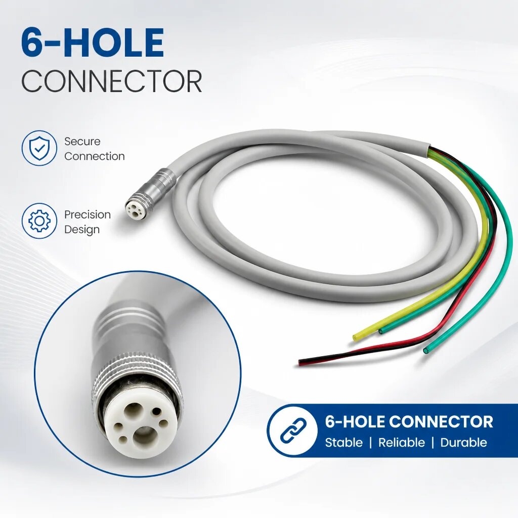 Трубки для стоматологических наконечников WAIERTON 2/4/6 отверстий 6 holes