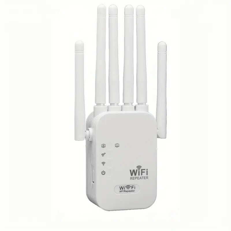Усилитель Wi-Fi сигнала Ultra-wideband белого цвета, поддержка до 35 устройств, простое подключение в одно касание
