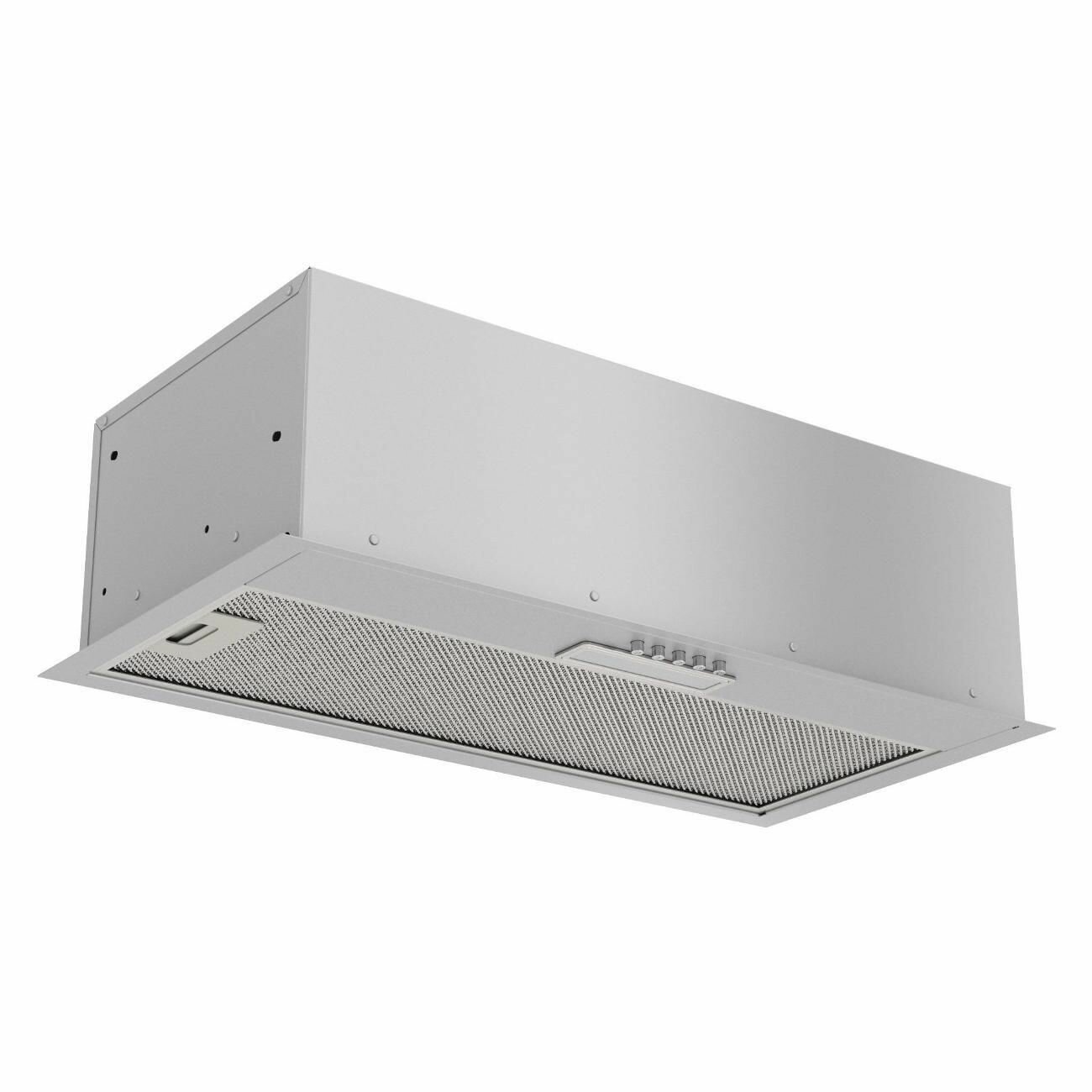 Вытяжка встраиваемая Elikor Cube Basic 60П-500-К3Д chrome
