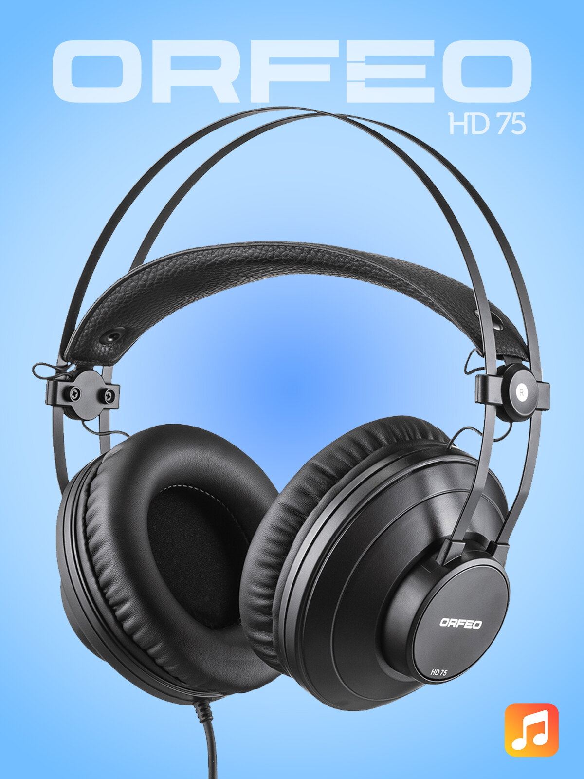 Наушники проводные Orfeo HD 75 полноразмерные, закрытые, 28кГц