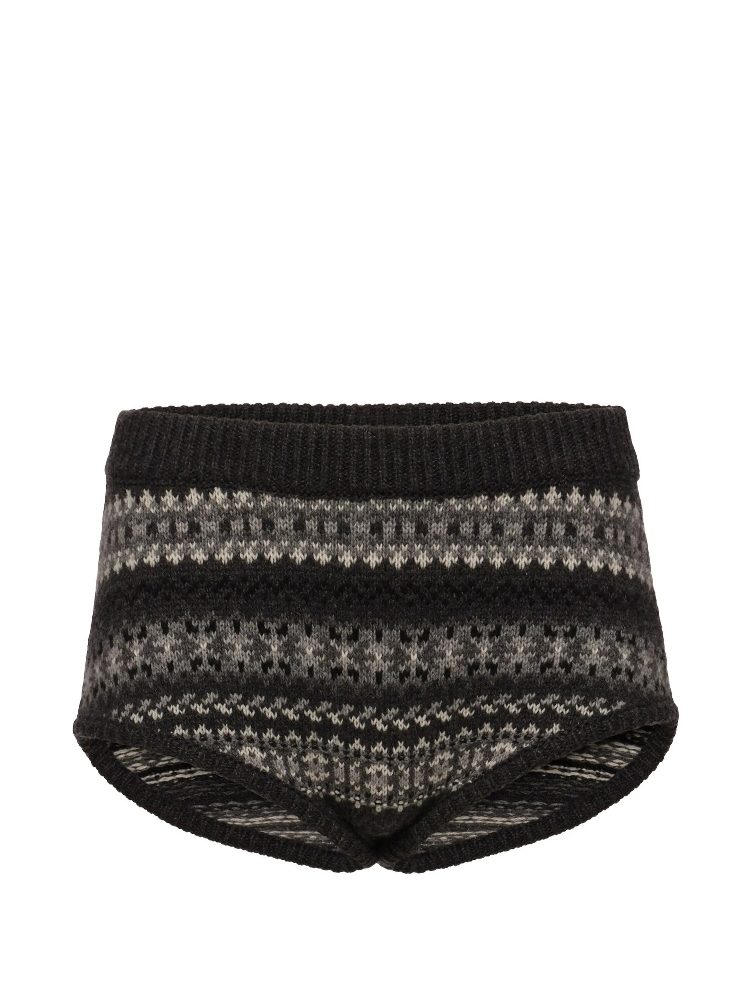Шорты Fair Isle knit shorts