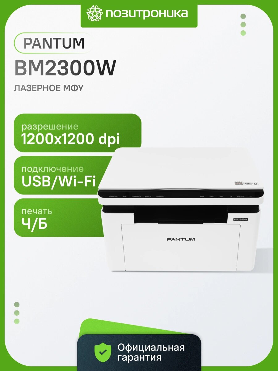 МФУ лазерное Pantum BM2300W черно-белый A4