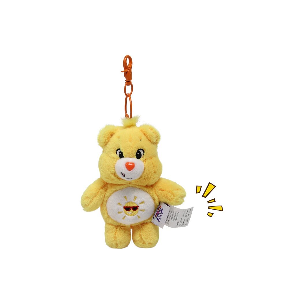 Игрушки подвесные Hugs Baby x CAREBEARS 14cm爱心小熊挂件-捏捏叫