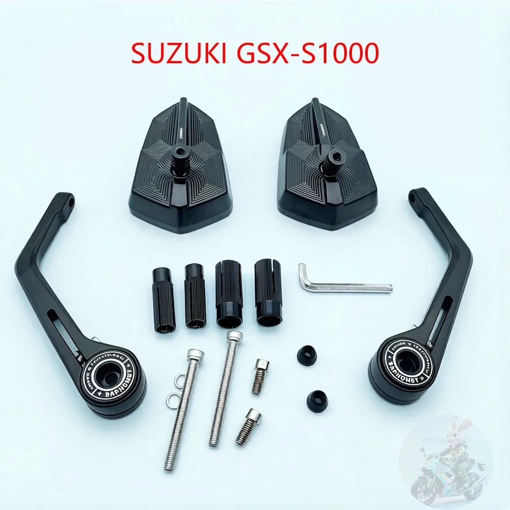 Универсальное зеркало заднего вида на руль мотоцикла 7/8" (22 мм) для Suzuki GSX-S1000 GSX-S1000GT
