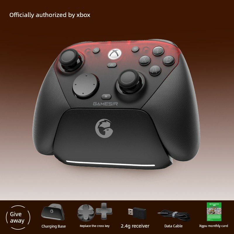 G7Pro Midnight Black беспроводной геймпад для ПК, проводной режим Xbox, Bluetooth совместимость с Steam и Android