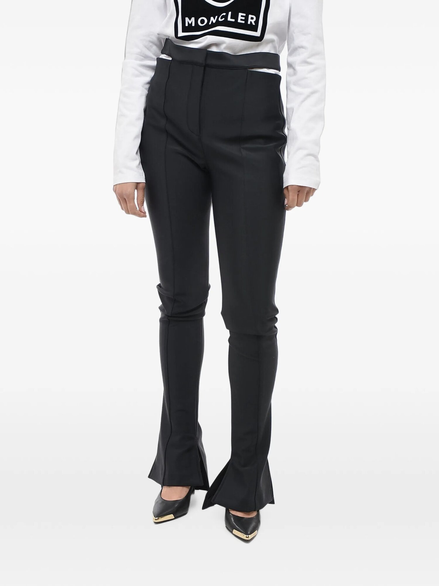 Брюки Cut-out flared trousers