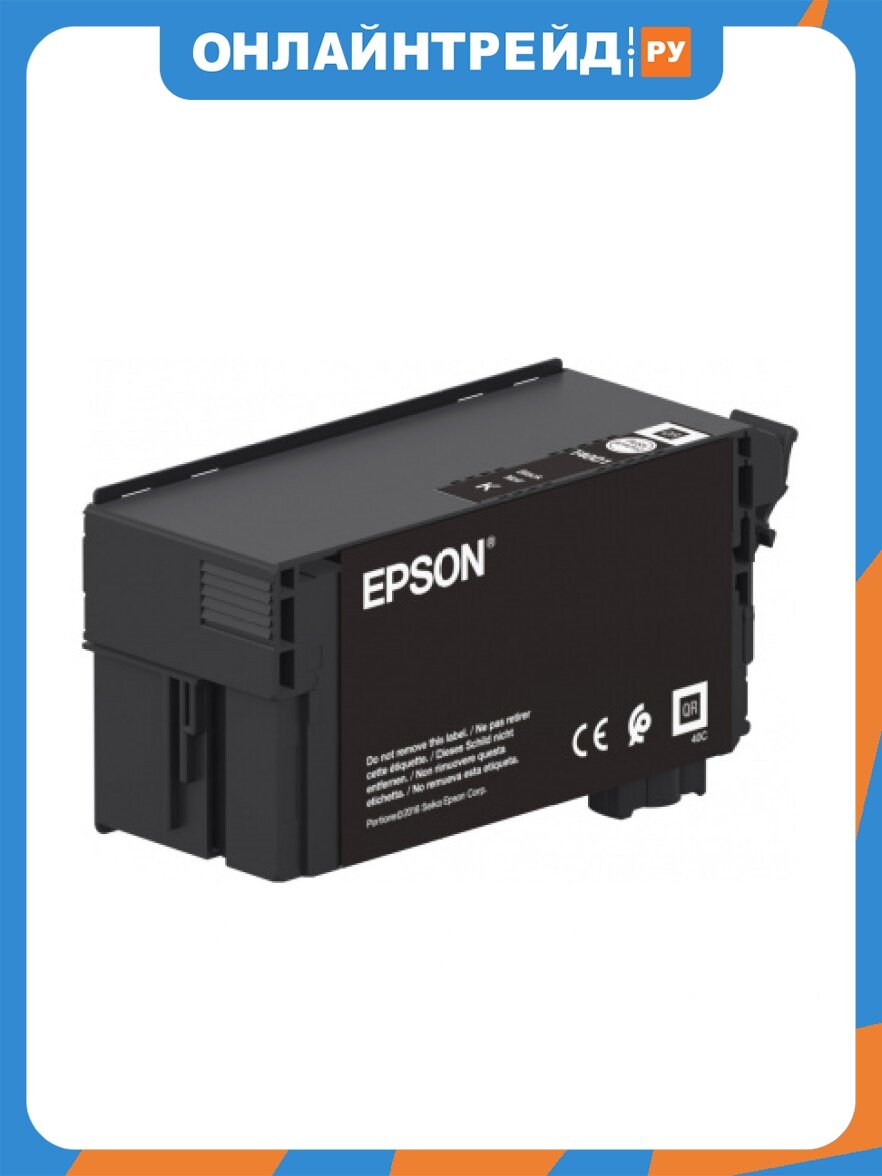 Картридж Epson C13T40D140 для SC-T3100/SC-T3100N/SC-T5100/SC-T5100N черный повышенной емкости 80 мл