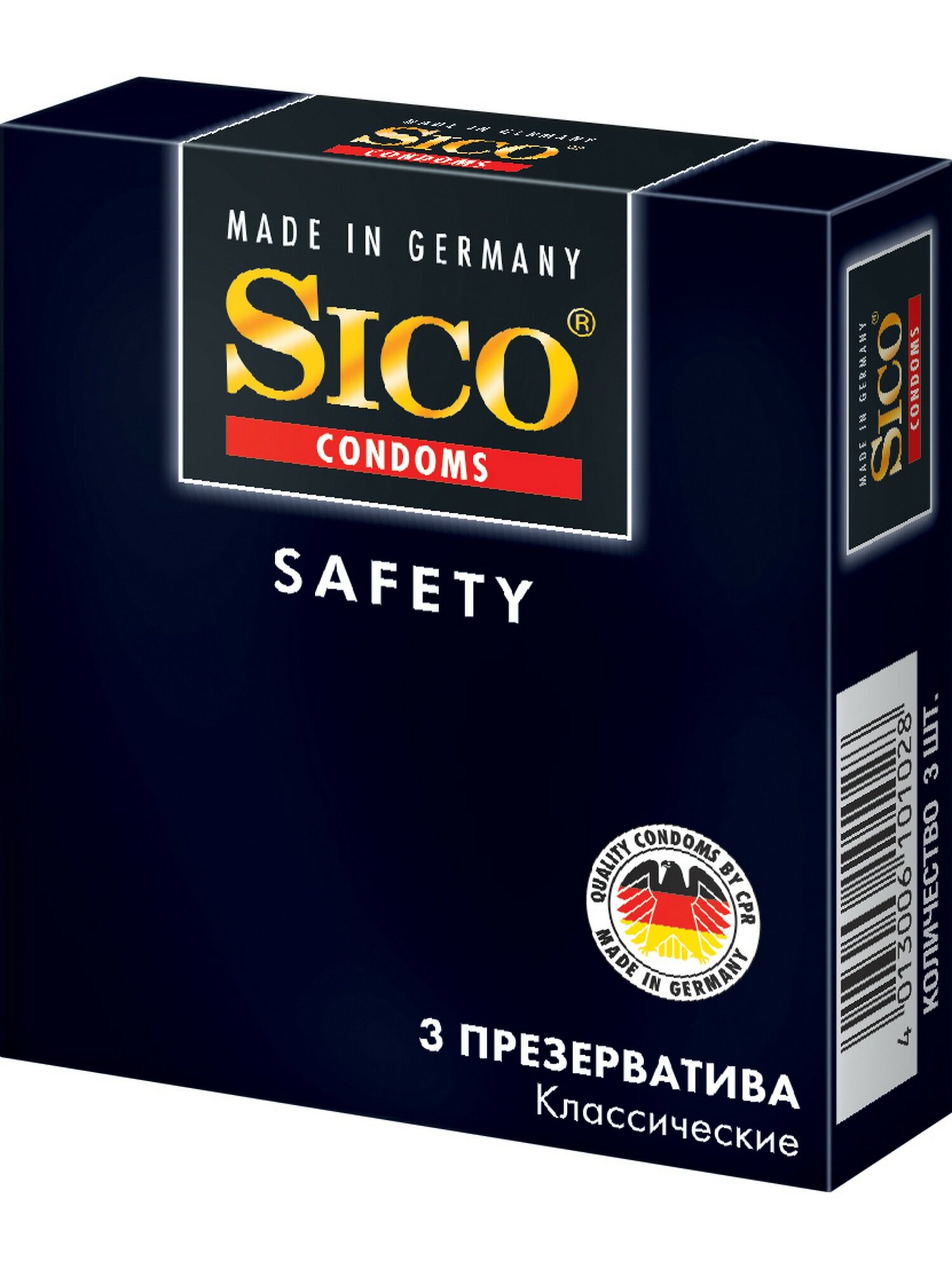 Презерватив SICO SAFETY классические N3 — Презервативы - 3 шт в уп.