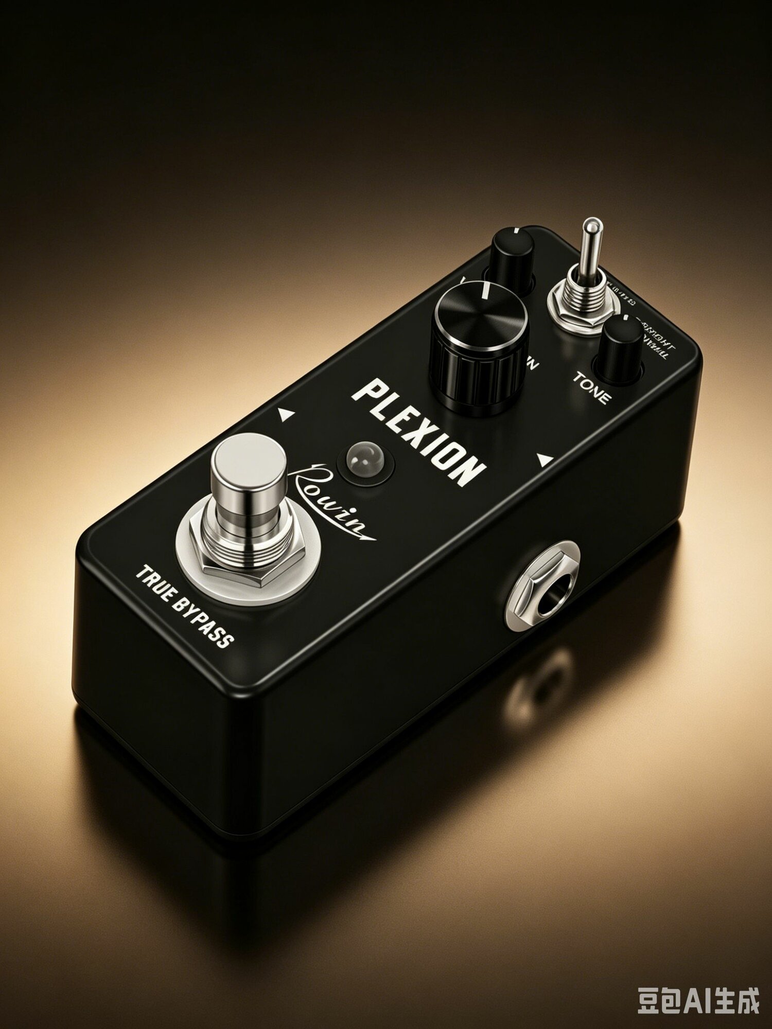 Rowin LEF-324 Plexion, мини-педаль дисторшна в стиле Plexi для электрогитары, два режима Bright/Normal, классический рок-звук, металлический корпус, истинный байпас