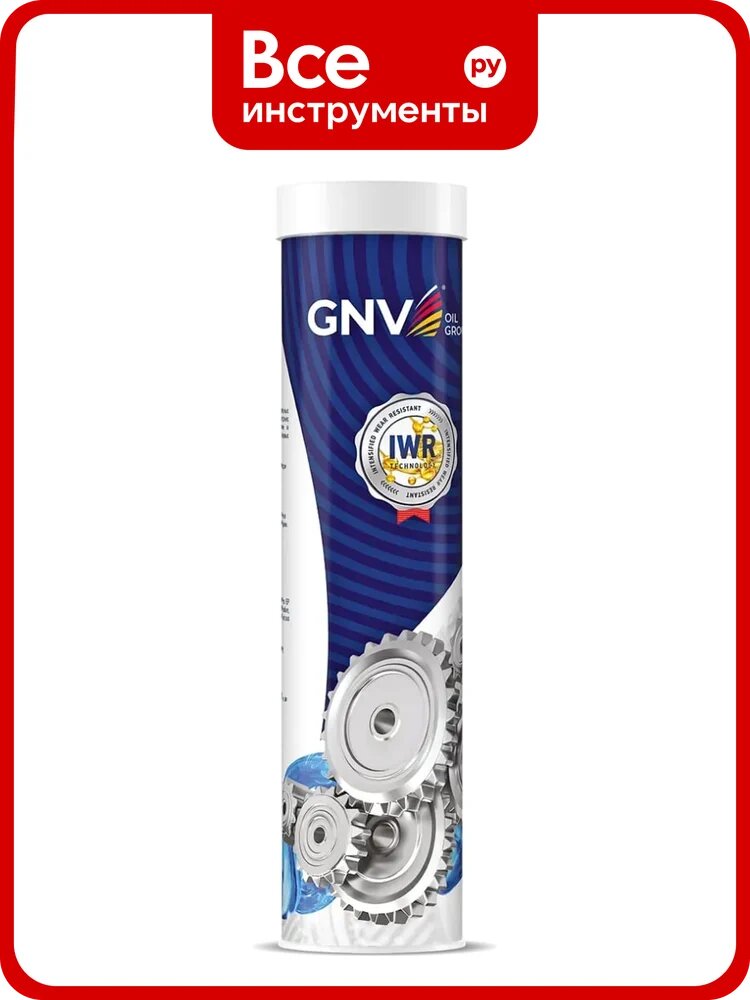 Антифрикционная автомобильная пластичная смазка GNV Grease Blue Power 0,370 GBP1017304019250002370