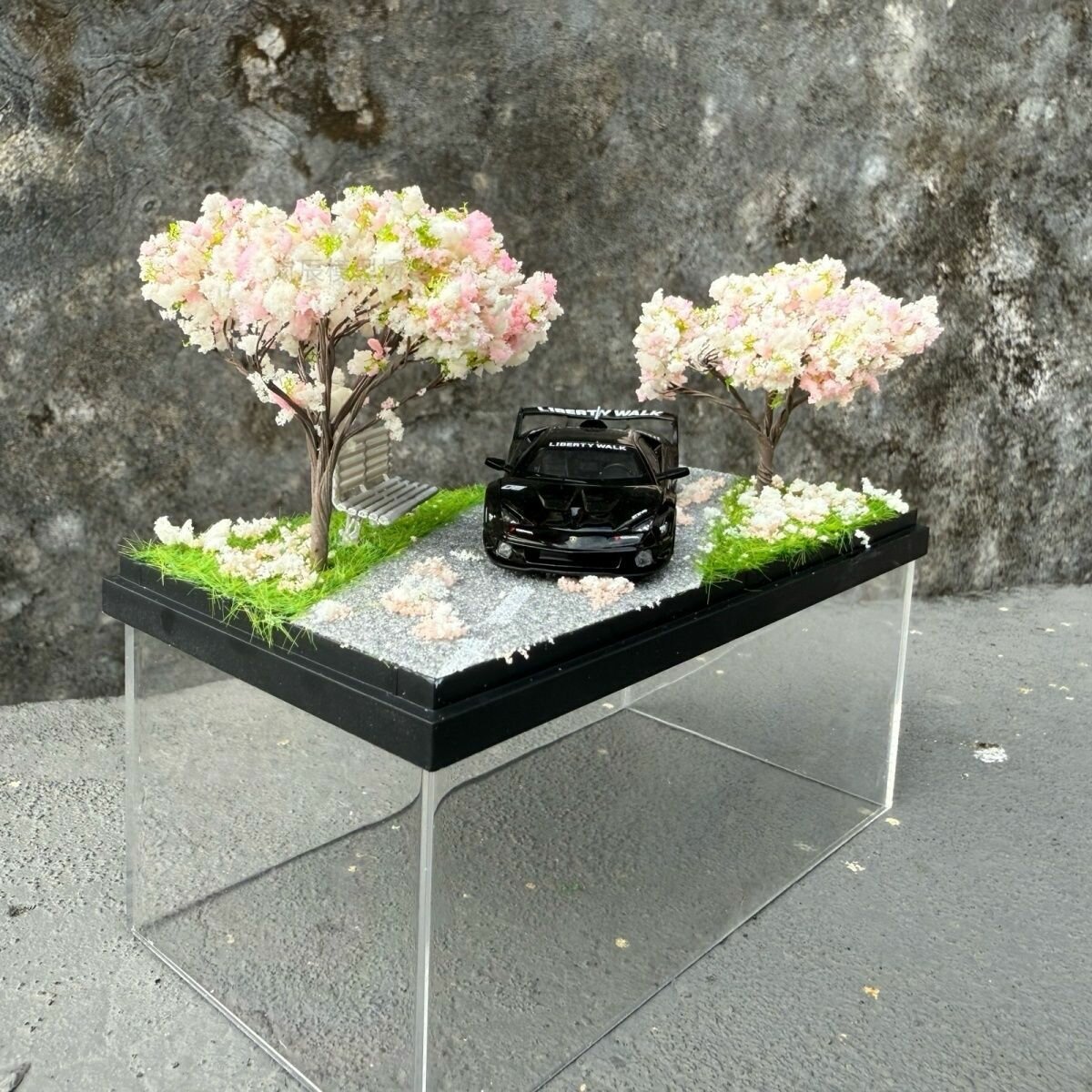 Car Bay Гараж для машинок 1:64. ручная работа (Без модели автомобиля). Игрушечный гараж для моделек. Подарок мальчику