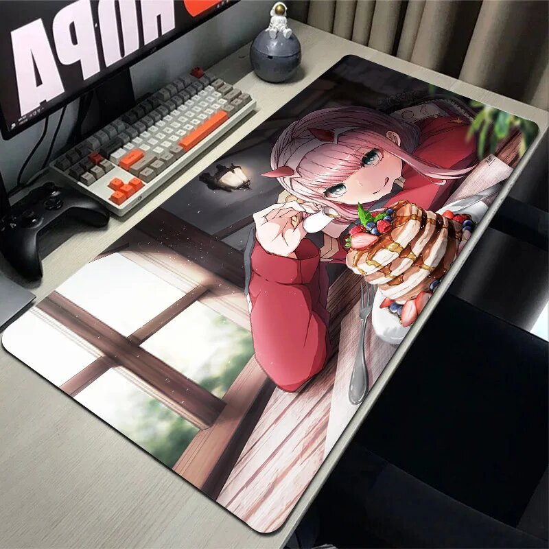 Коврик для мыши Аниме Zero Two 400x800 мм, цвет 002-10