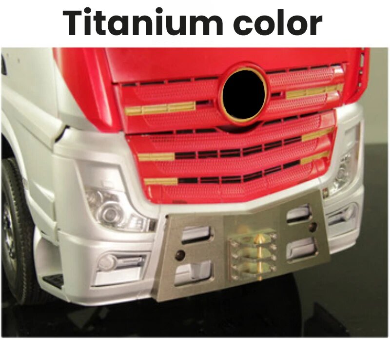 Крюк передний JUWUBA Titanium color для Tamiya 1/14 BENZ 1851