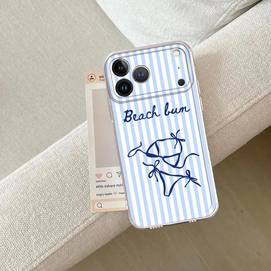 Мягкий чехол для телефона для iPhone 17 Pro Max 13 XR 16 15 7 8 XS Air 12 iPhone 15 Pro Max, Mix01
