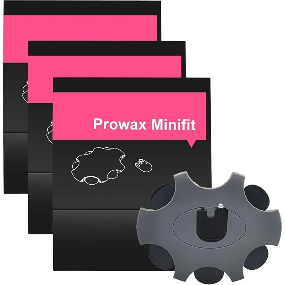 3 упаковки мини-фильтров Minifit Prowax для защиты слуховых аппаратов от ушной серы.
