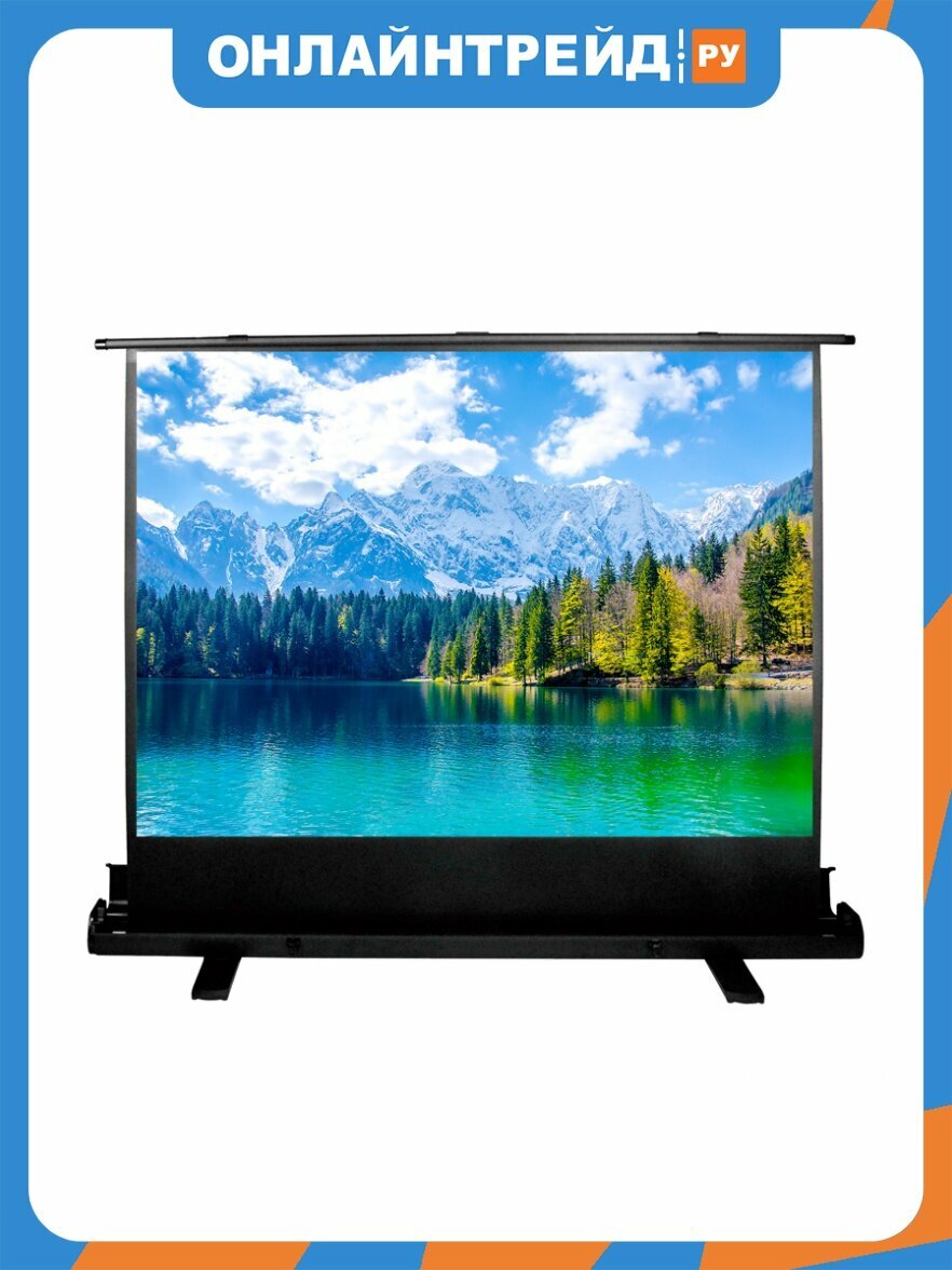 Экран Cactus 90x160см FloorExpert CS-PSFLE-160X90 16:9 напольный рулонный