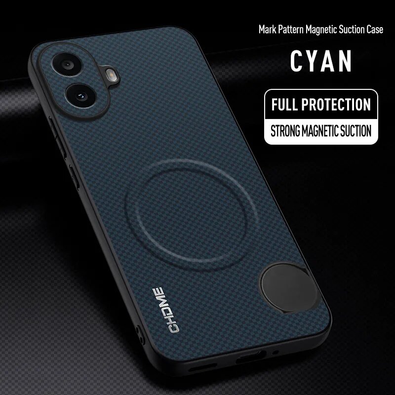 Чехол Nothing CMF Phone 1, синий, магнитный