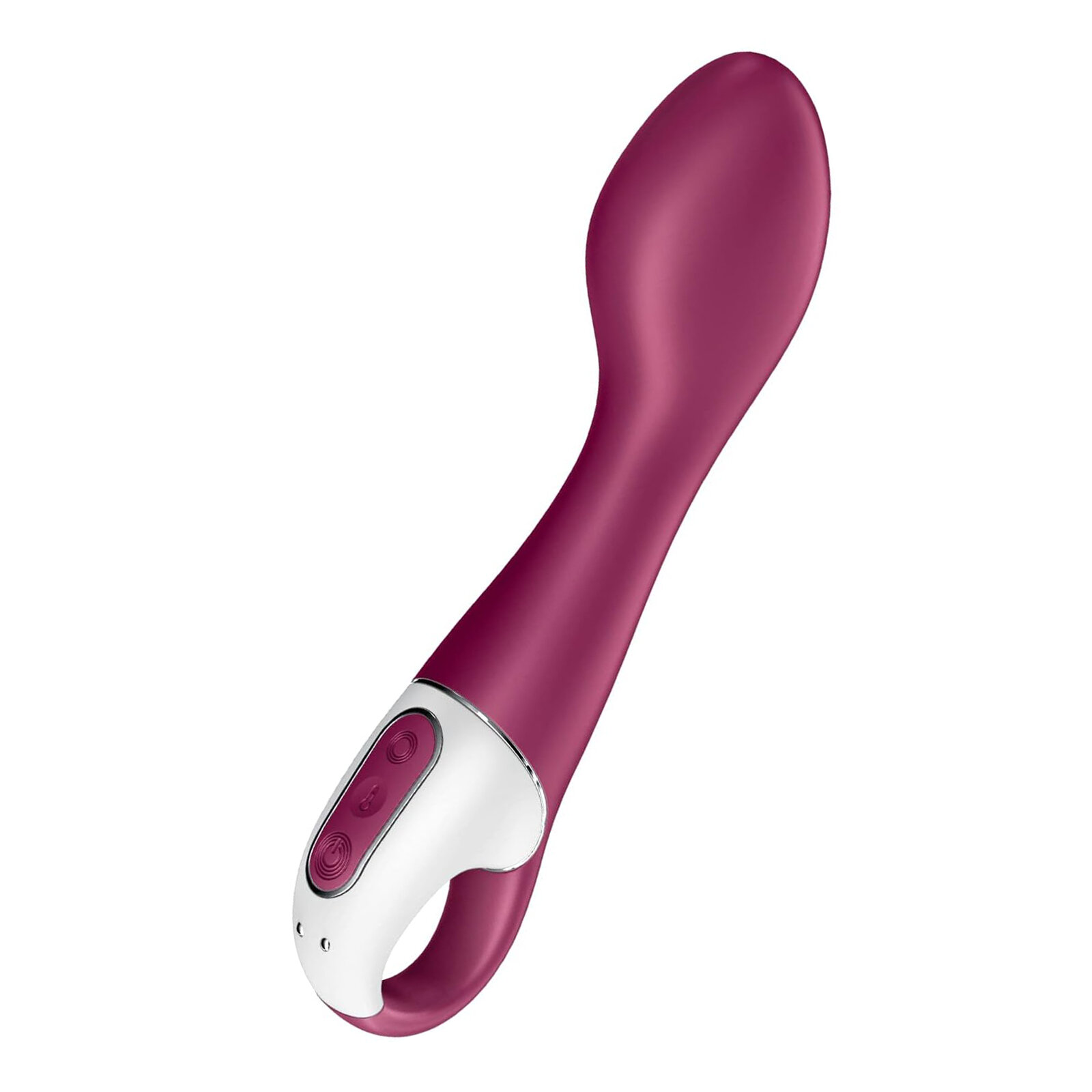 Satisfyer Hot Spot, бордовый Вибратор с нагревом и управлением со смартфона