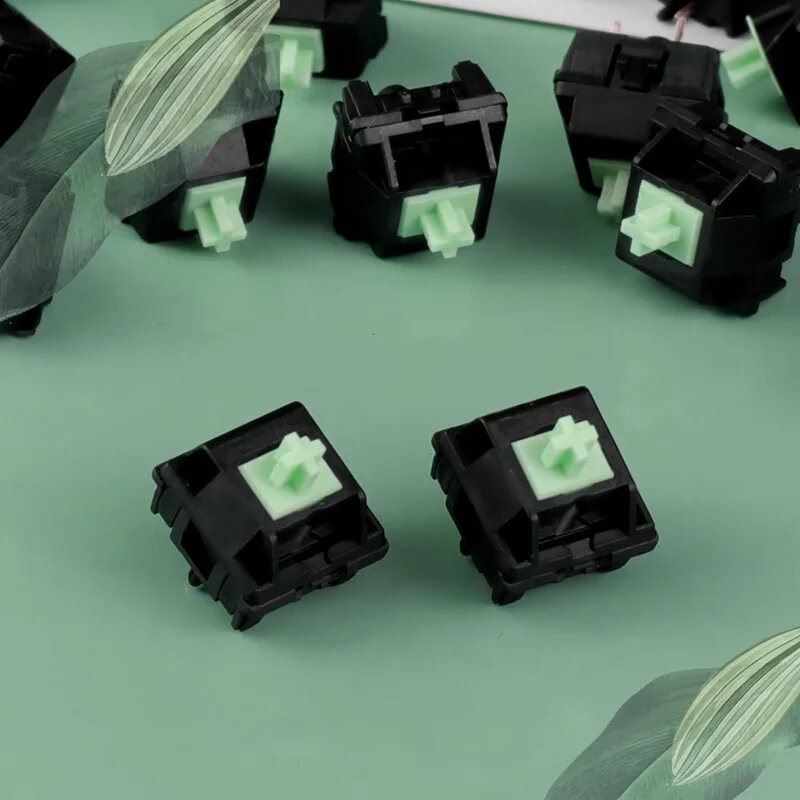 Kailh HMX Longjing Tea S Switch тактильные 37г/45г для механических 90 PCS, Longjing Tea S 37g