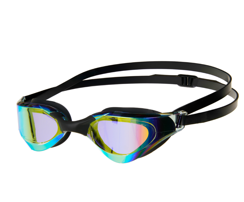 Очки для плав. TORRES Pro, SW-32521MR, зерк. линзы, чёрная оправа