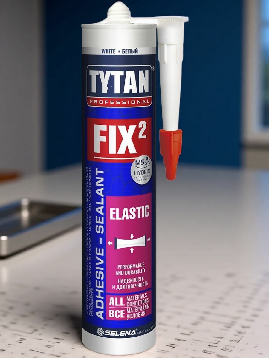 Клей-Герметик Fix Elastic, 290 мл, TYTAN Professional