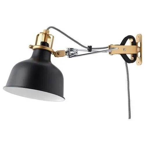 IKEA RANARP настенный светильник черный (70331394)