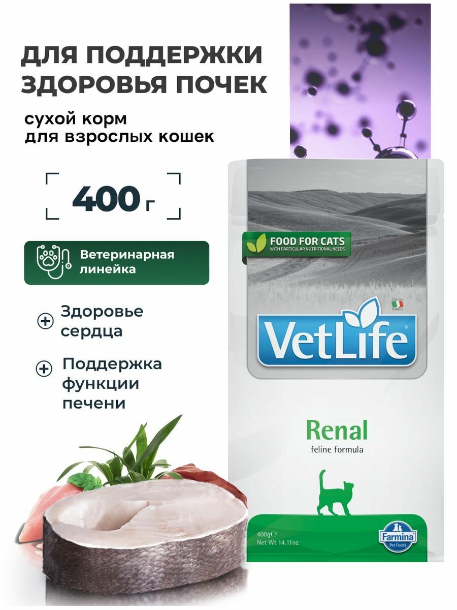 ВЕТ лайф КЭТ ренал 400 г