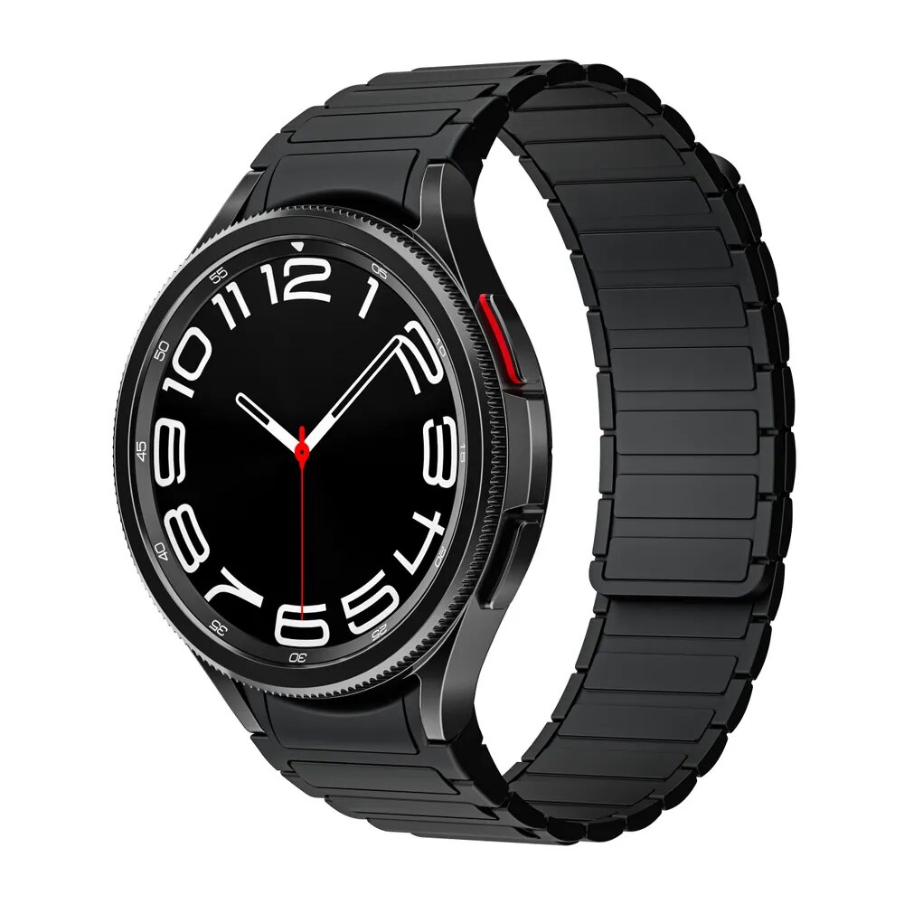 Подходит для Samsung Galaxy watch4/5/6 силиконовый магнитный ремешок петля на запястье