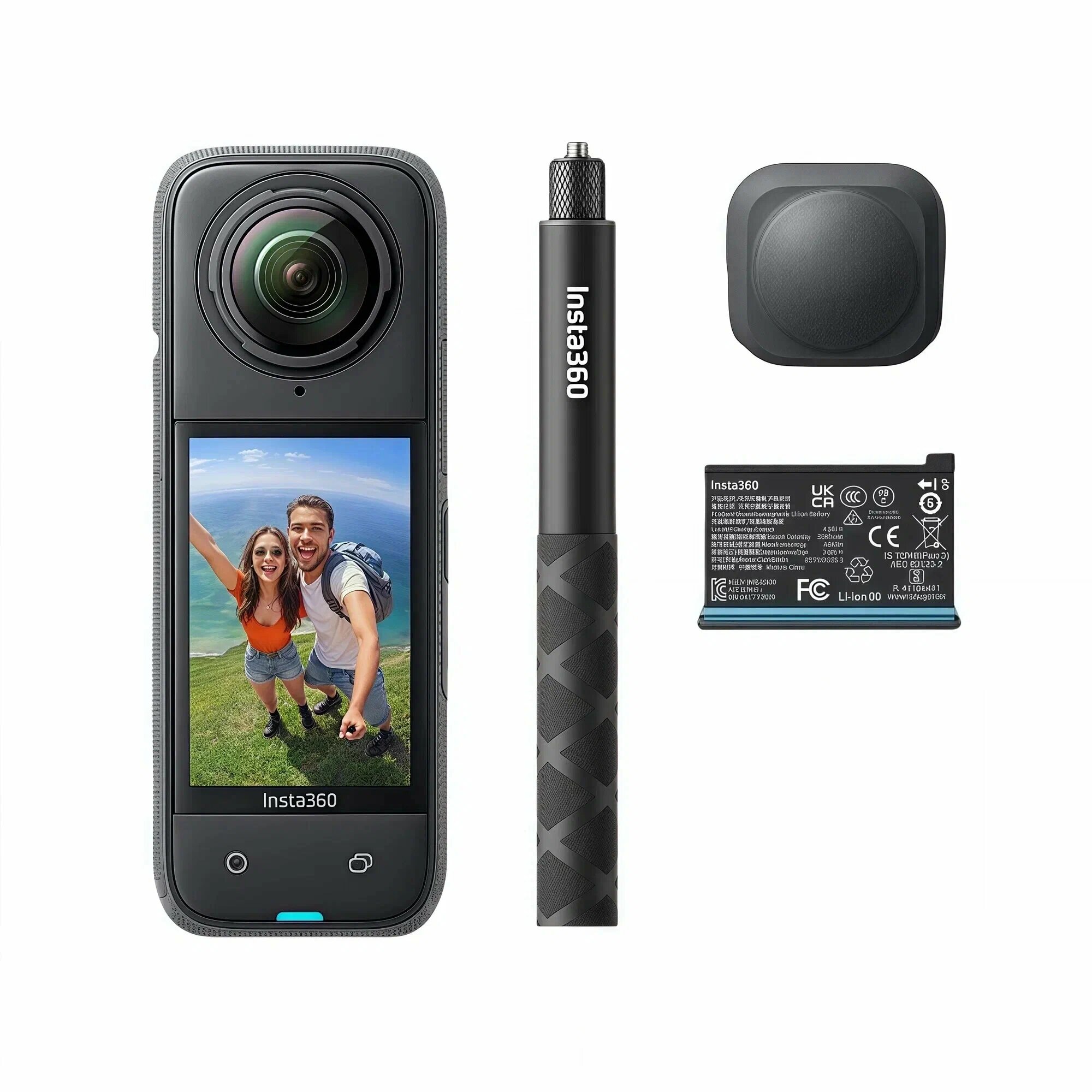 Экшн-камера Insta 360 X4 AIR 8K Starter Bundle (Black|Черный) Регион - EU