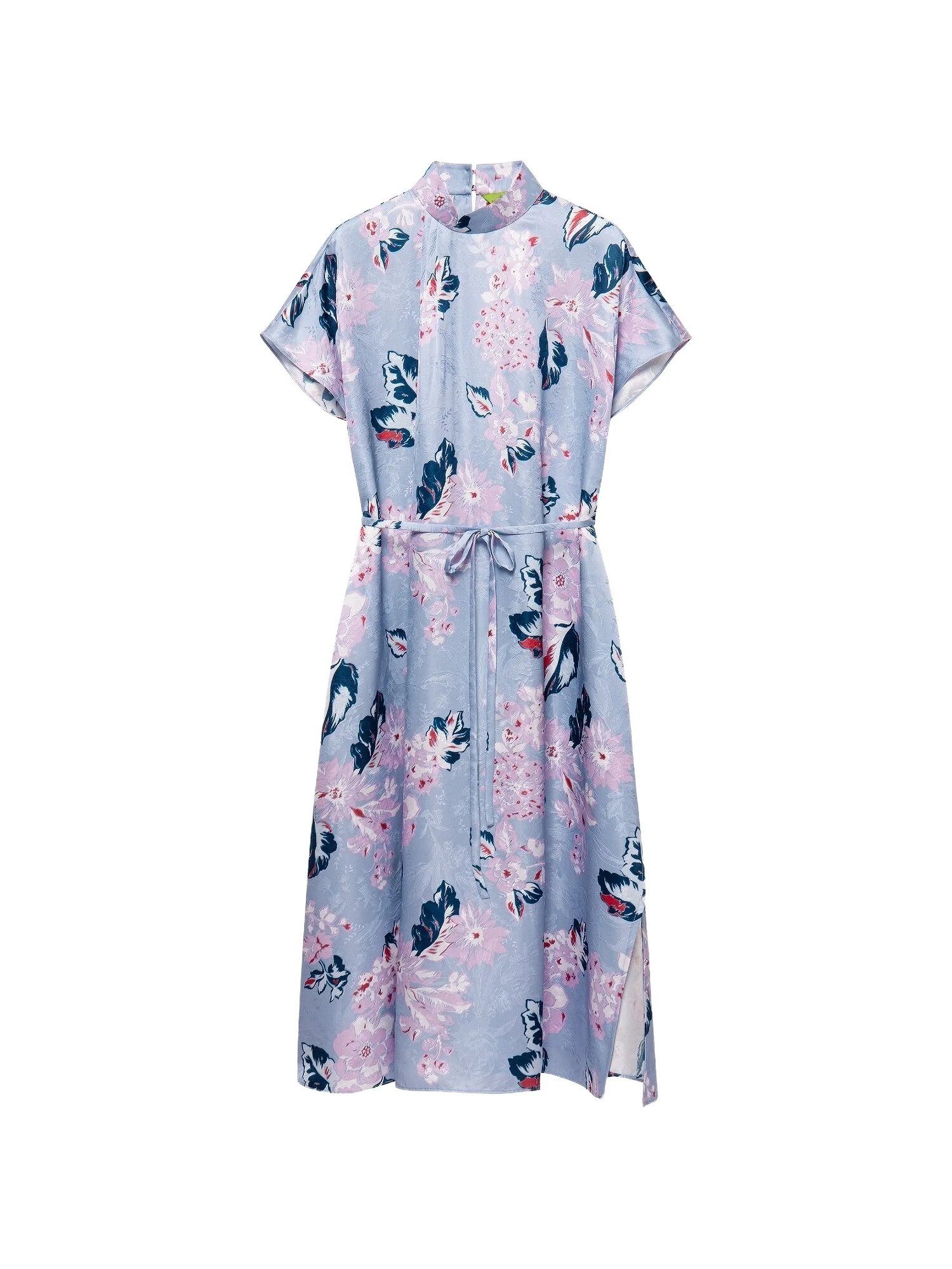 Платье Floral-print silk midi dress
