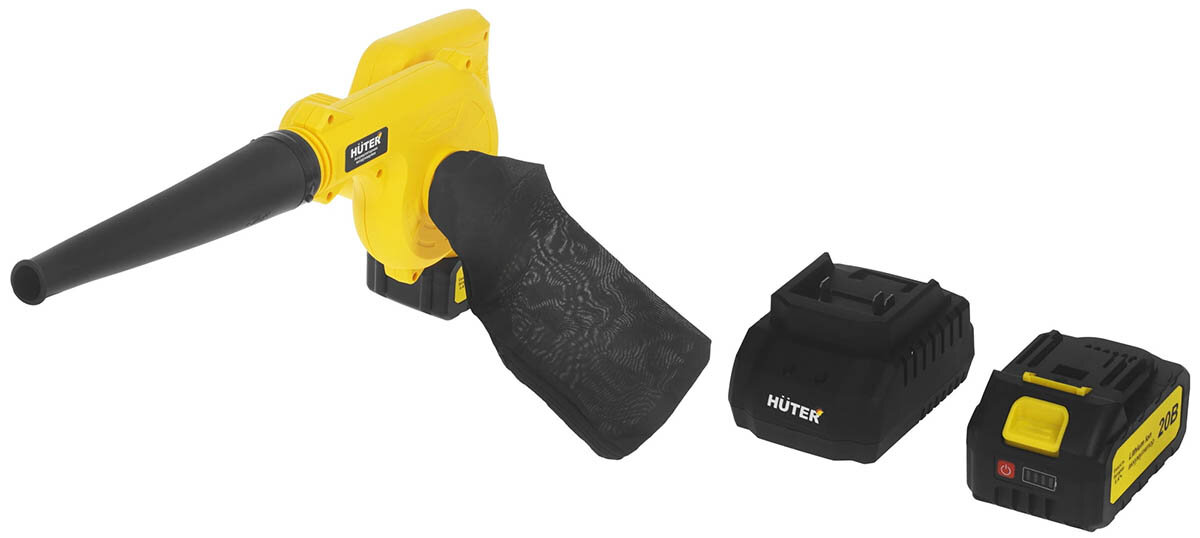 Воздуходувка Huter "CB-20/2Li EA+" , аккумуляторная, Li-Ion, 20 В, 22 м/с