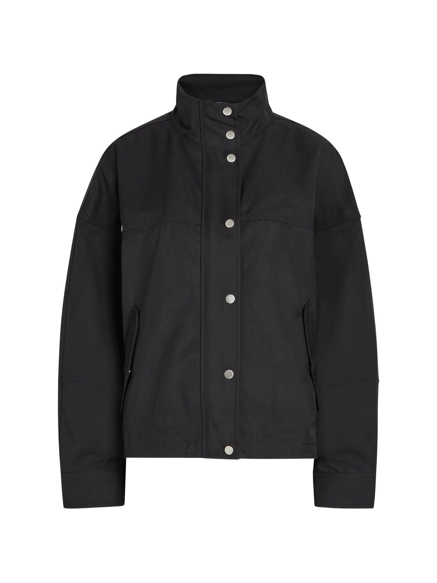 Куртка High-neck press-stud jacket