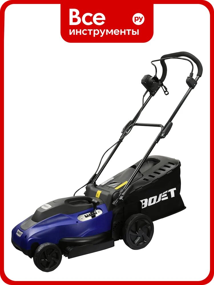 Газонокосилка электрическая BOJET 1600Вт, 38см ELM-38