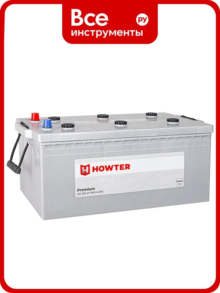 Аккумулятор Howter 225 euro 1500 А 517x273x240 464511