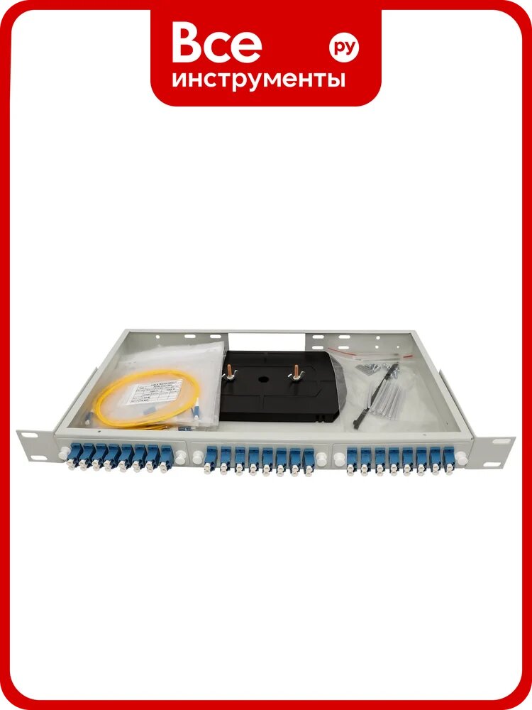 Кросс НК-Групп в стойку 19” 1u-ru24-lc/sm-24d-48-2 - в комплектации на 48 портов 1ULCU24d