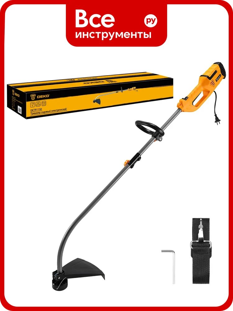 Триммер садовый электрический DEKO DKTR1150 065-1242
