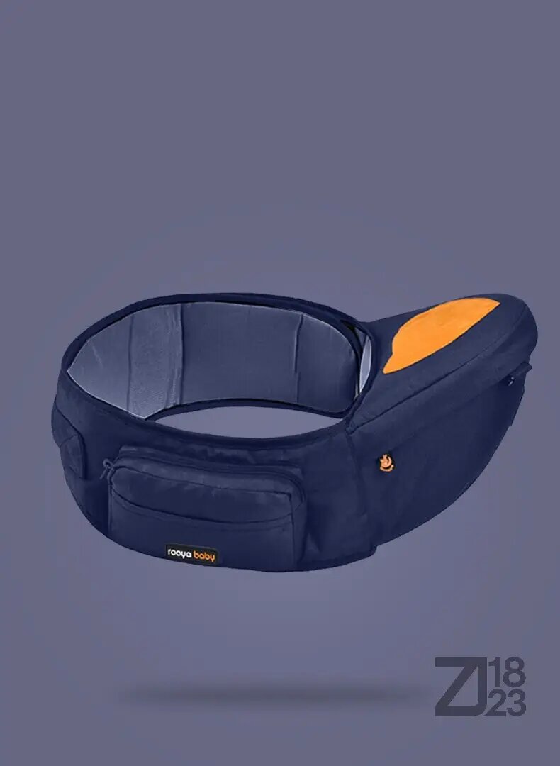 Поясной стульчик хипсит Rooya Baby Four Seasons, премиальный серый