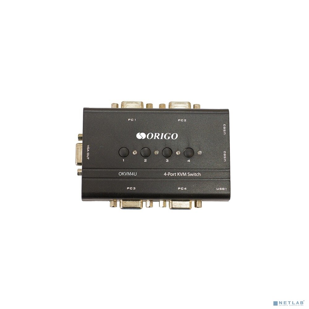 ORIGO OKVM4U/A1A 4-портовый KVM-переключатель с портами VGA и USB