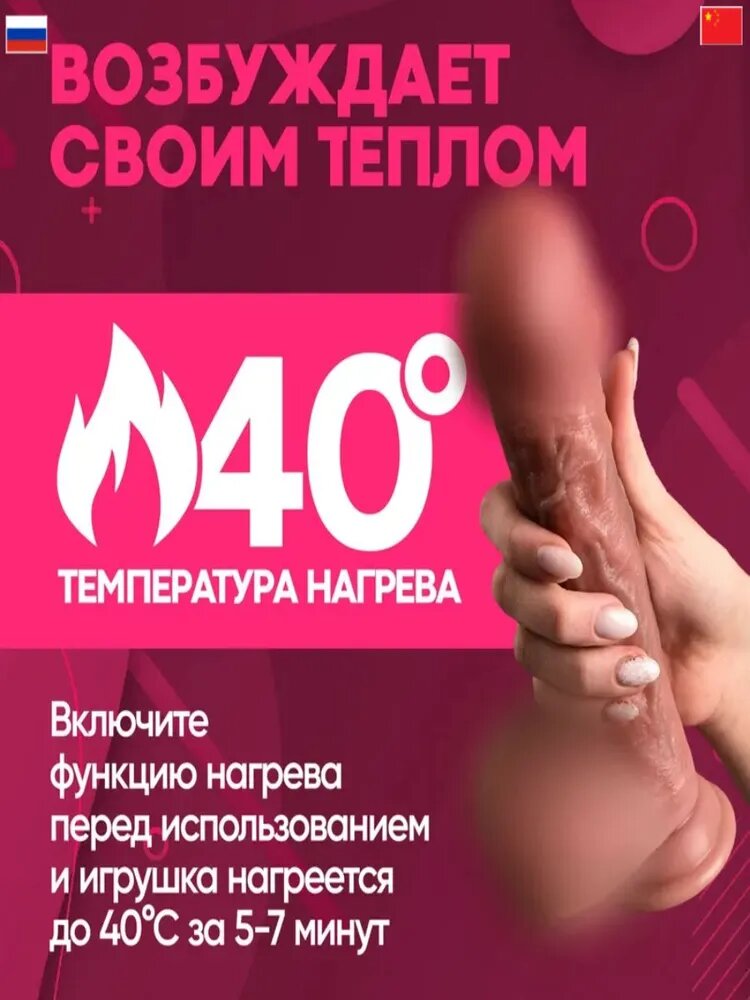 Фаллоимитатор, 17.5см — фото 1