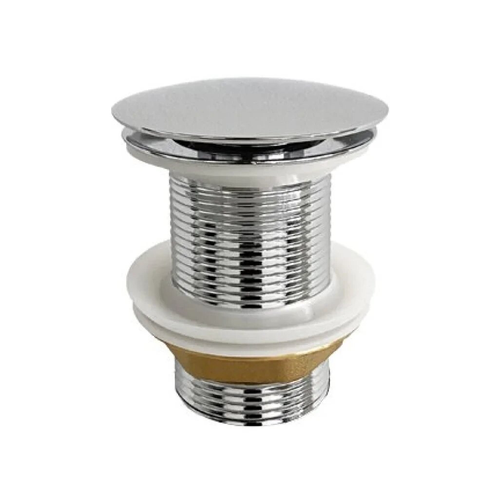 Донный клапан для раковины Ceramicanova CN2000CH без перелива, хром, Латунь, глянцевая, круглая, 6.6×12×10.2 см