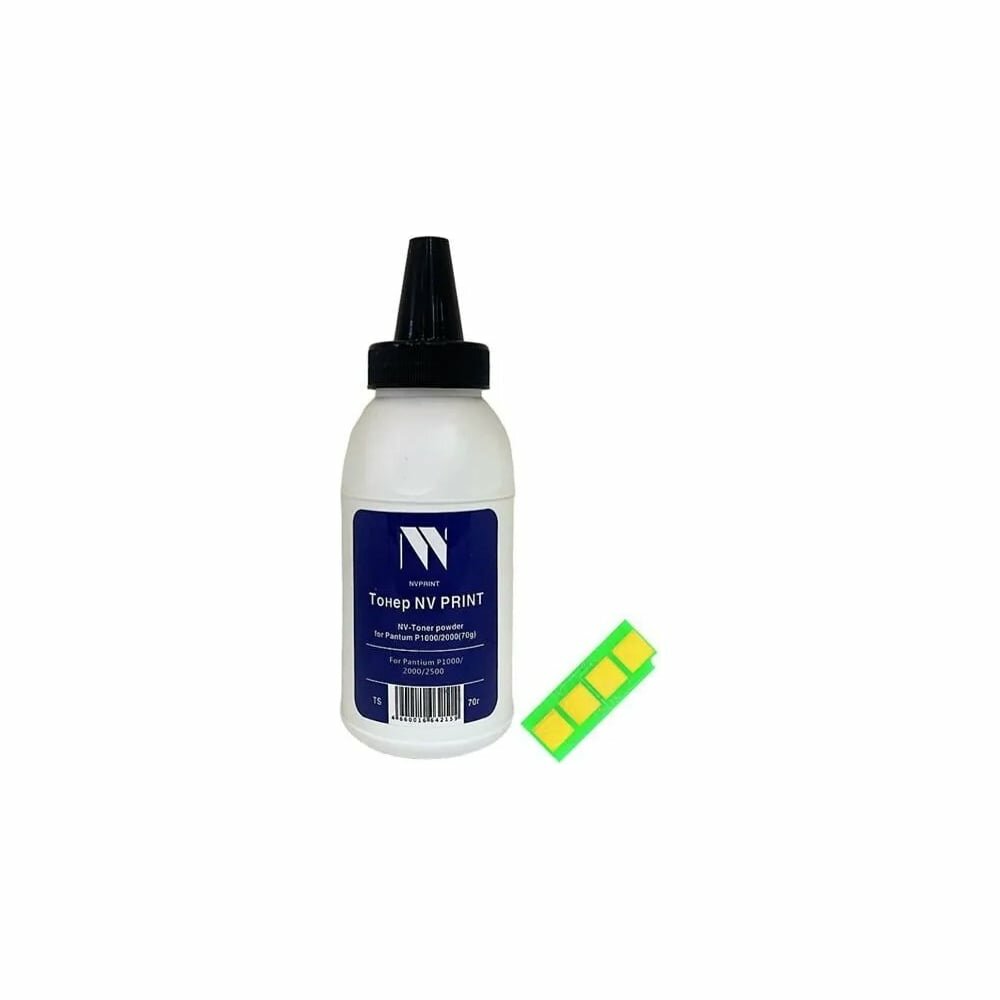 Заправочный комплект NV Print NVP для Pantum PC-212EV P2203/P2502/M6502/M6552 (тонер 70 г+ чип многоразовый) совместимый NV-ZKPC-212EV