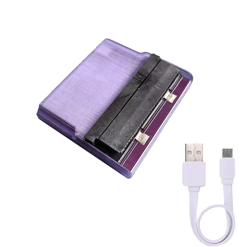 GBFLASH JOEY JR карта памяти для Game Boy GB GBA GBC Фиолетовый, TRAN-Purple