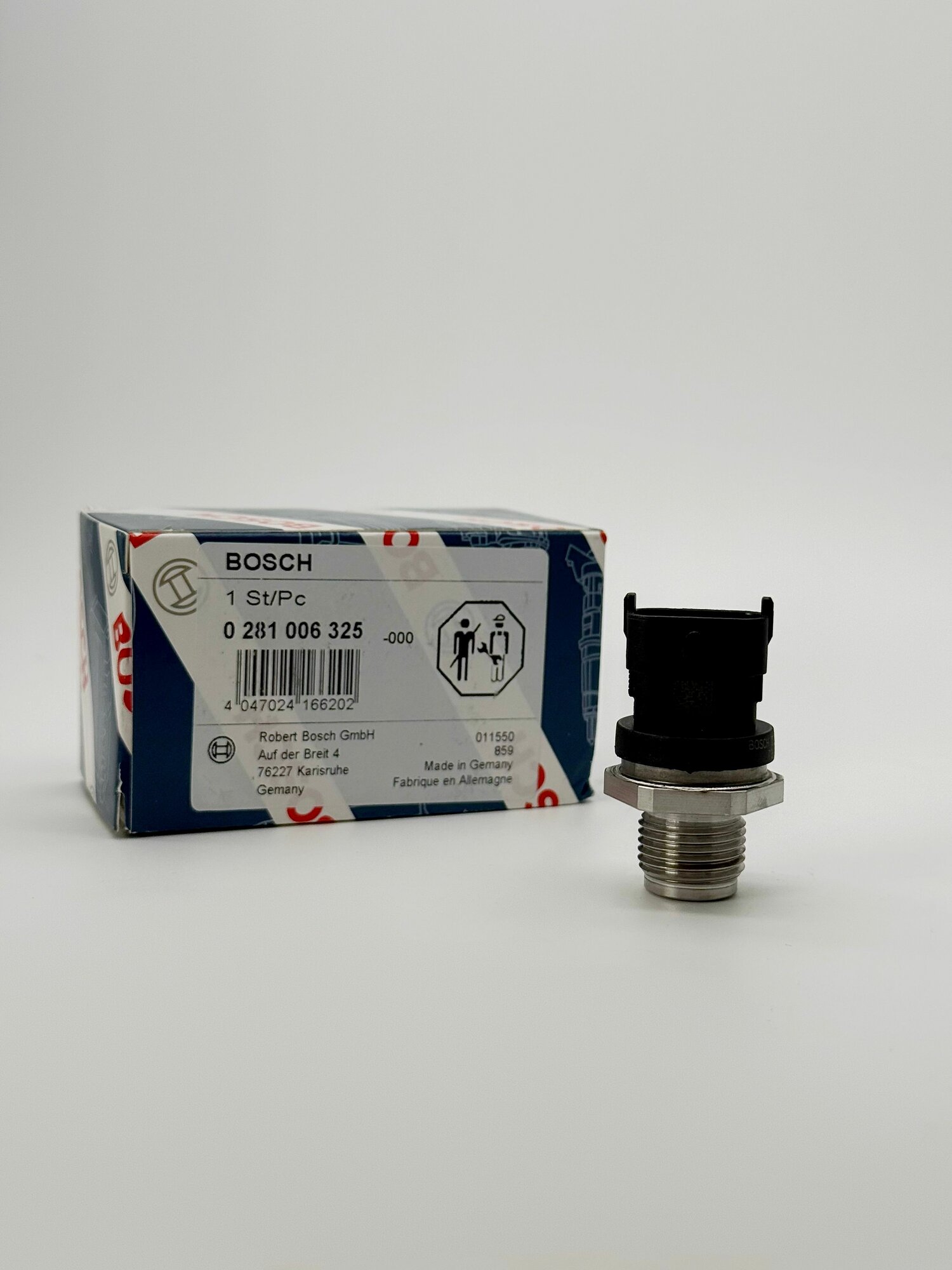 Датчик давления топлива BOSCH 0281006325 Совместим с ГАЗ-33106, Камаз, Паз, Газ дв. CUMMINS ISF 3.8 бош