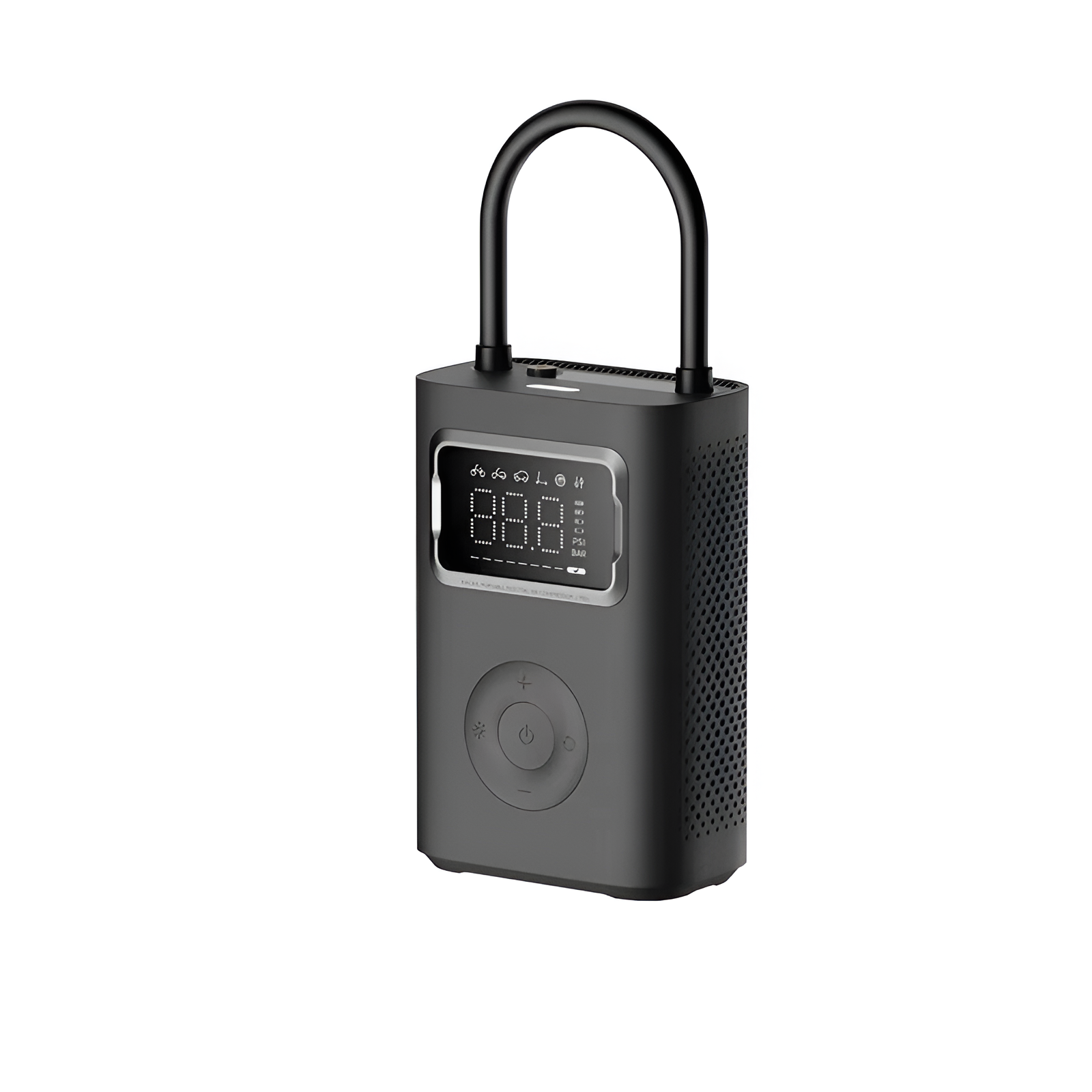 Насос Xiaomi Mijia 2D Electric Pump, поршневой, цифровой манометр, черный