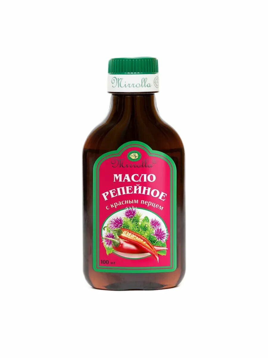 Mirrolla Репейное масло с красным перцем 100 мл 1 шт