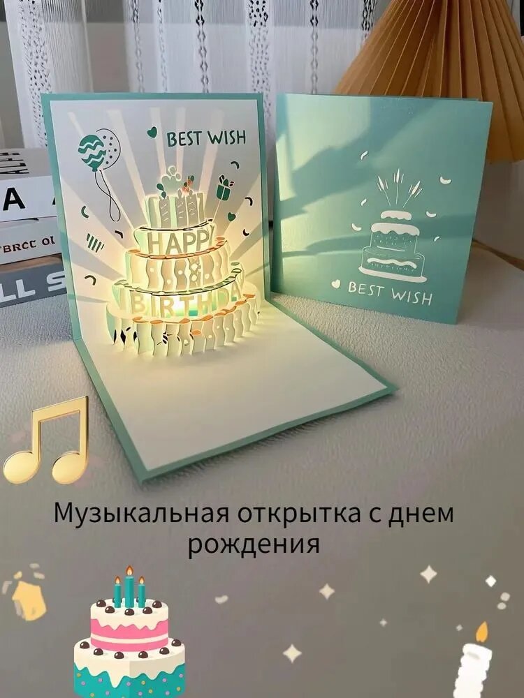 Музыкальная открытка с днем рождения